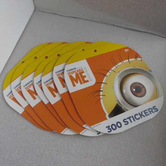 Other | Illumination Despicable Me Minion Made 30 Stickers Book 8 Pages ...